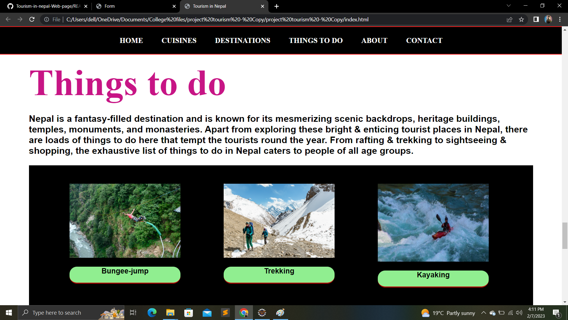 GitHub - Jett78/Tourism-in-nepal-Web-page: This is my first web page designing i did back in ...