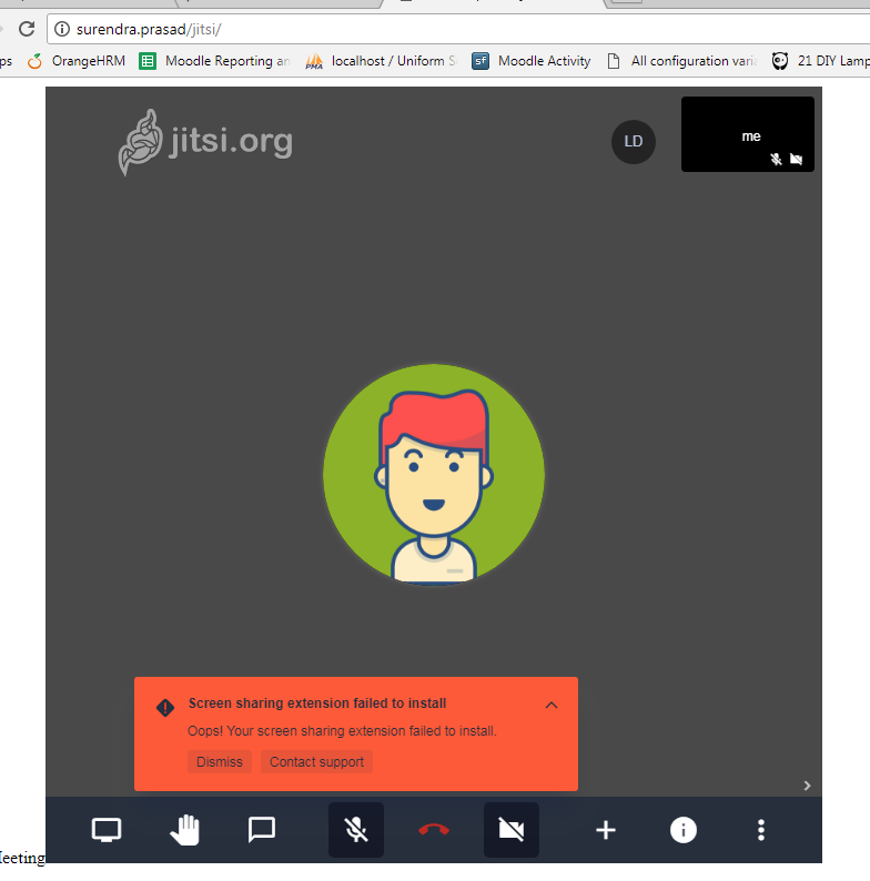 Jitsi screen sharing error · Issue #2688 · jitsi/jitsi-meet · GitHub