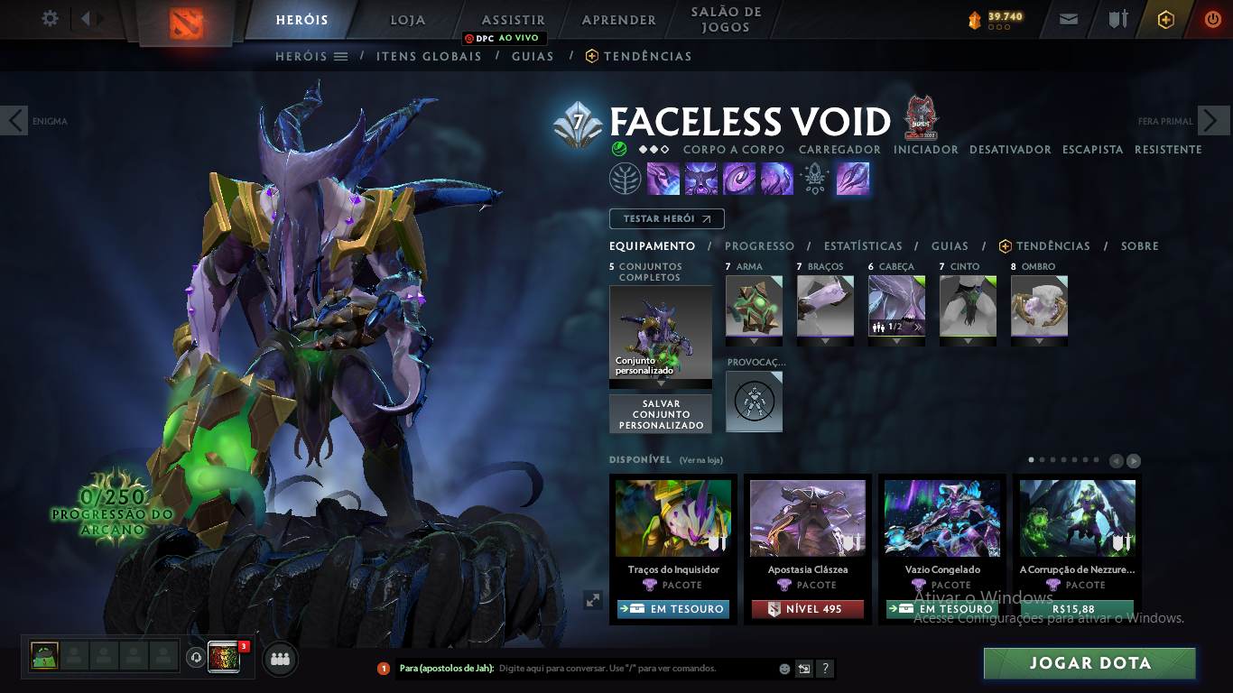 Bug Arcana Faceless Void · Issue #5909 · ValveSoftware/Dota2-Gameplay · GitHub