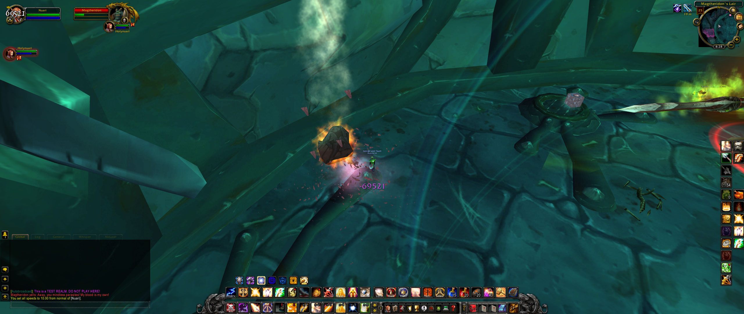 Magtheridon Debris Targets Player Even After Moving Out Of Effect 