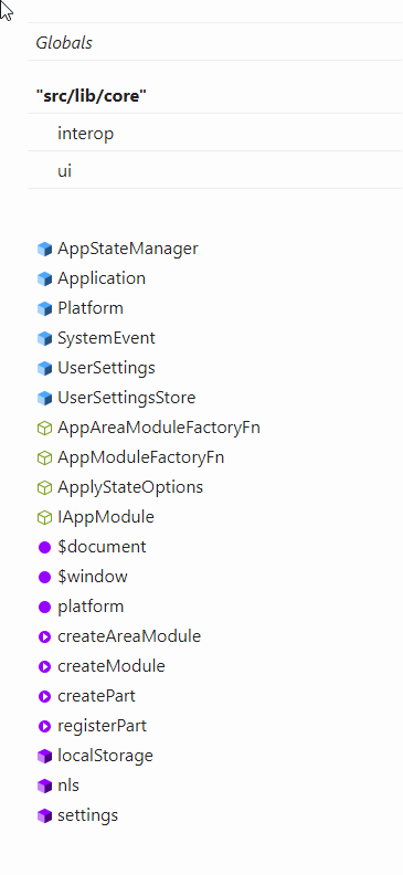 Typedoc ignores lots of exported module elements · Issue #735 · TypeStrong/typedoc · GitHub