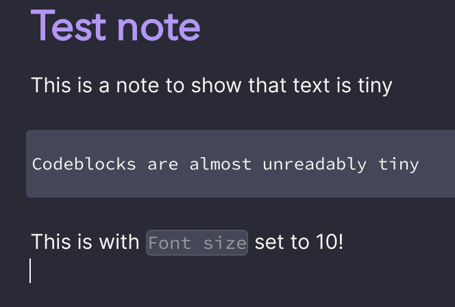 Obisidian Appearance Font Size Doesn t Change Font Size Mac IPad 