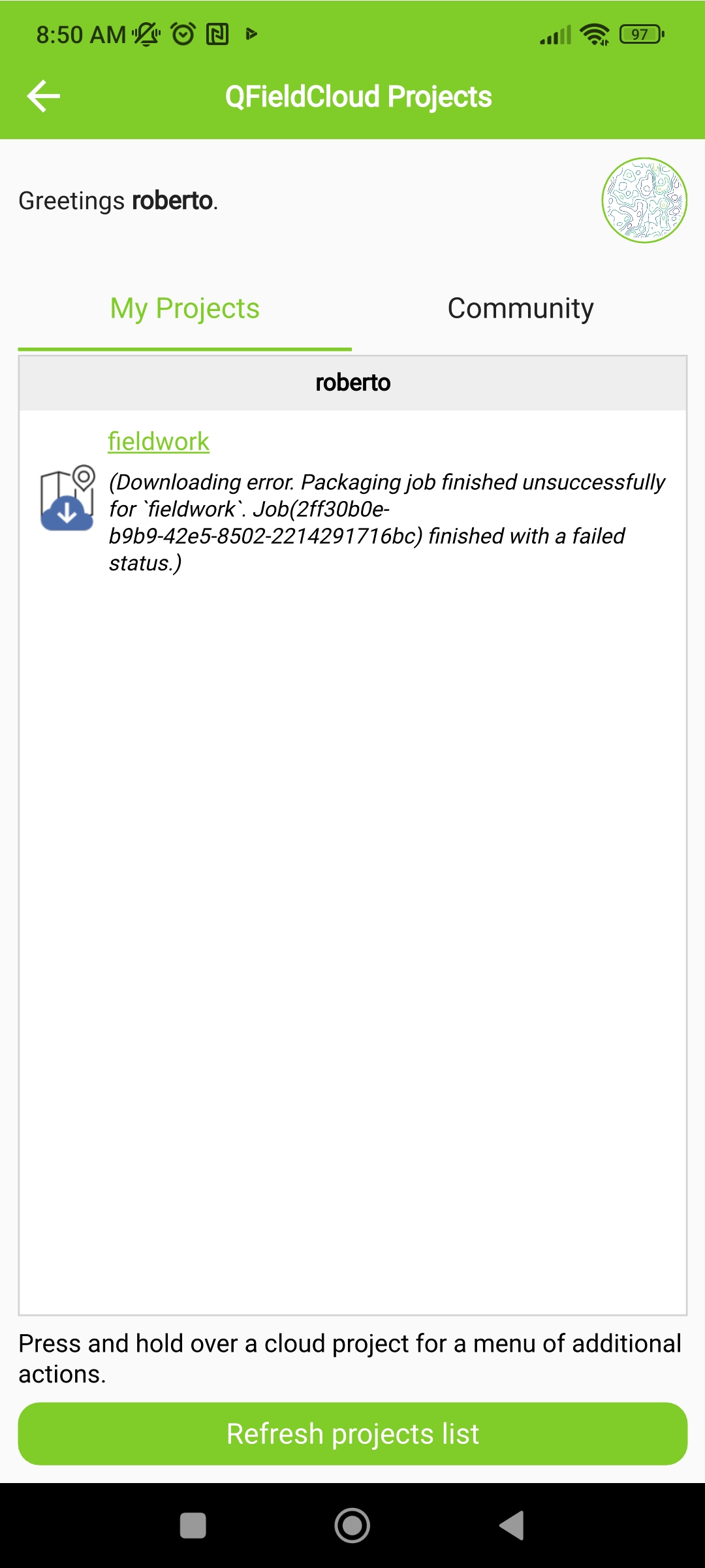 Downloading a qfield project takes forever (Postgis + QfieldCloud) · opengisch QField ...