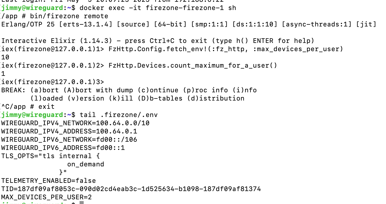 MAX_DEVICES_PER_USER has not affect in .env · Issue #1593 · firezone/firezone · GitHub