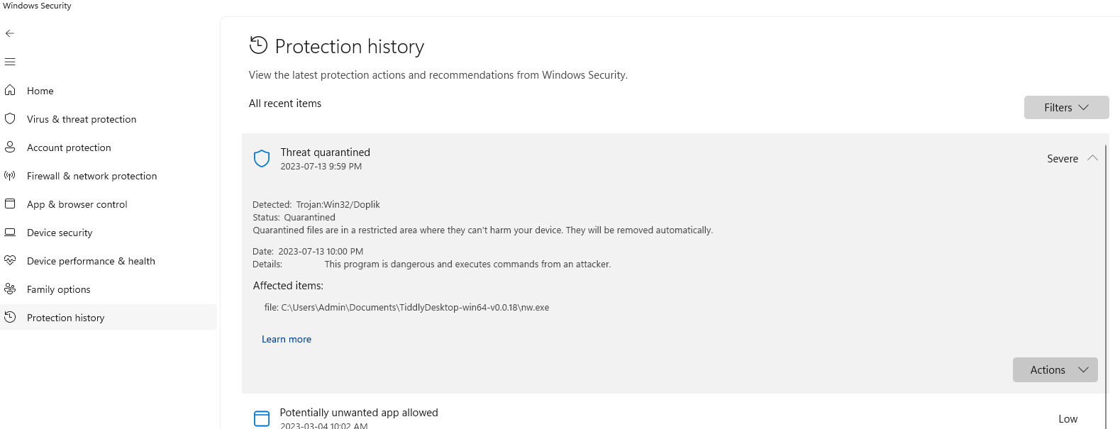 nw executable triggers Windows security alert. · Issue #280 ...
