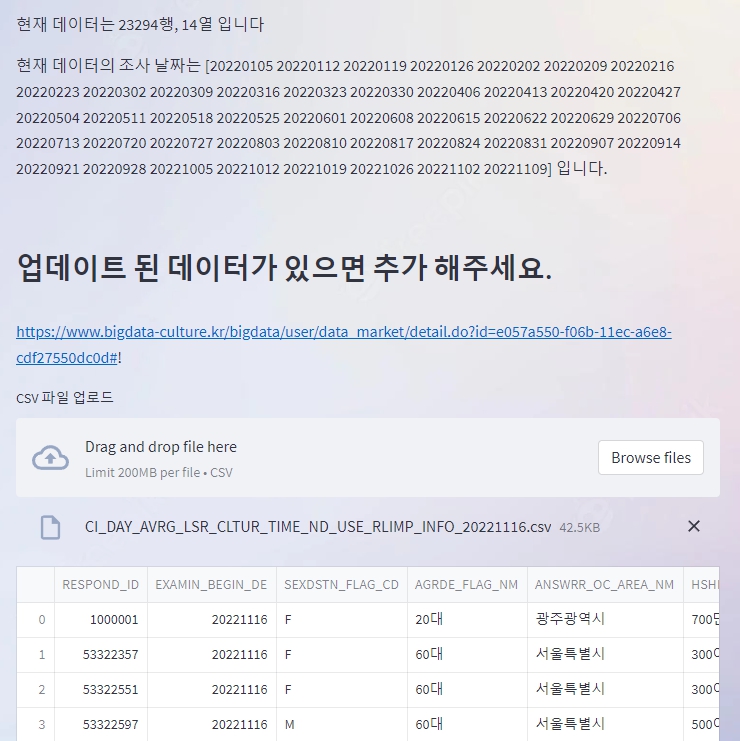 GitHub - reodinas/streamlit_leisure