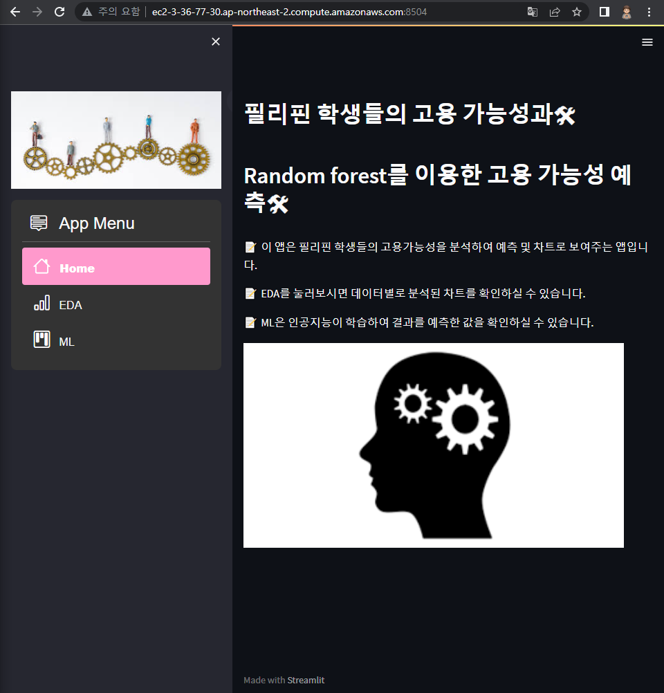 GitHub - hyunsungKR/streamlit_employable_app