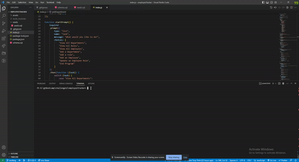 GitHub - tomygoi/employeeTracker