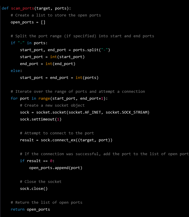 GitHub - morgancyber/pythonportscanner