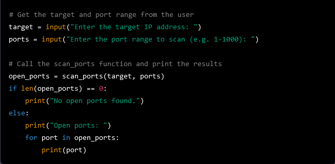 GitHub - morgancyber/pythonportscanner