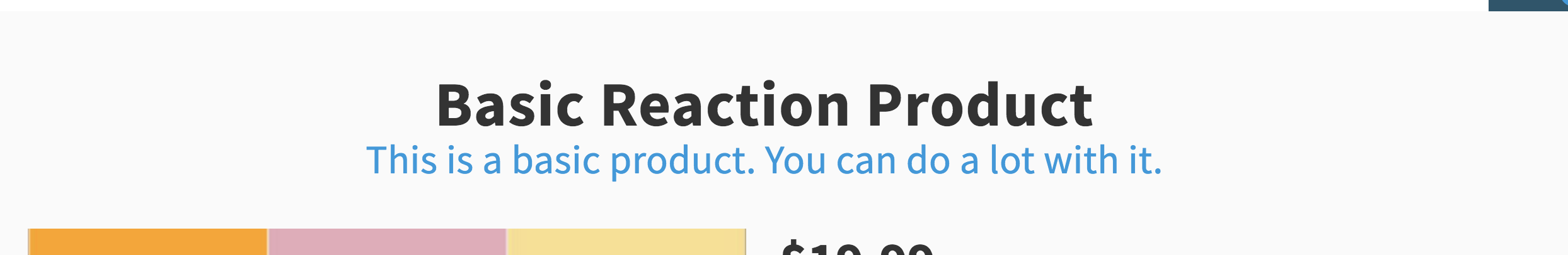 Product Detail Header · Issue 4129 · Reactioncommercereaction · Github 