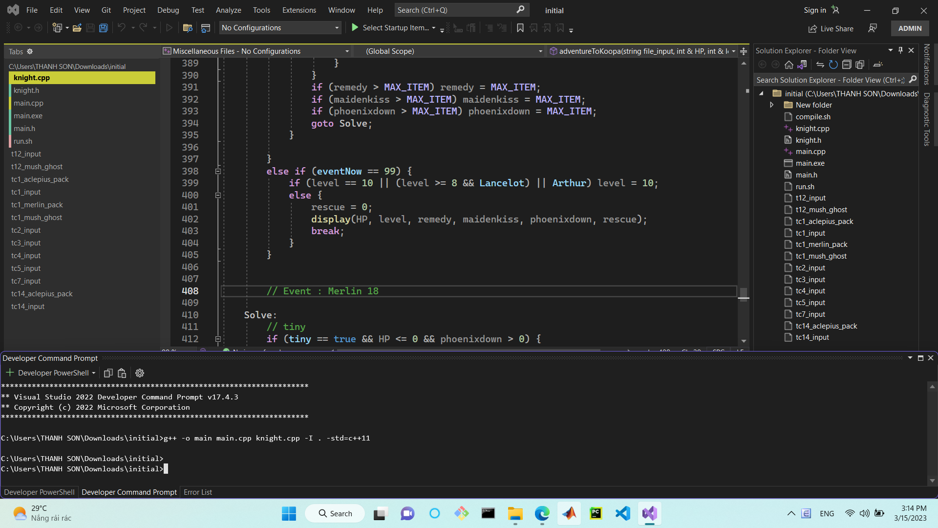 GitHub - Shan-Lee2k/PRINCESS-GUINEVERE: Will the princess be rescued by the knights?