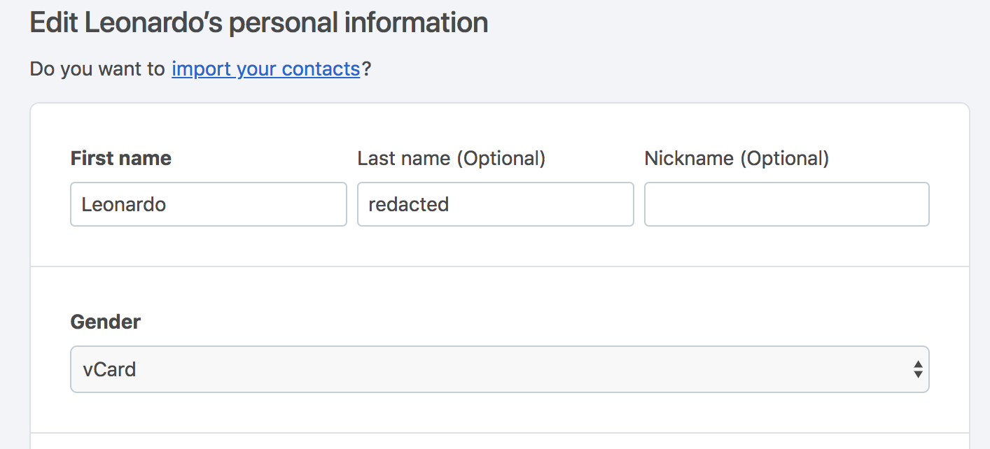 vCard import sets Gender to "vCard" · Issue #2095 · monicahq/monica ...