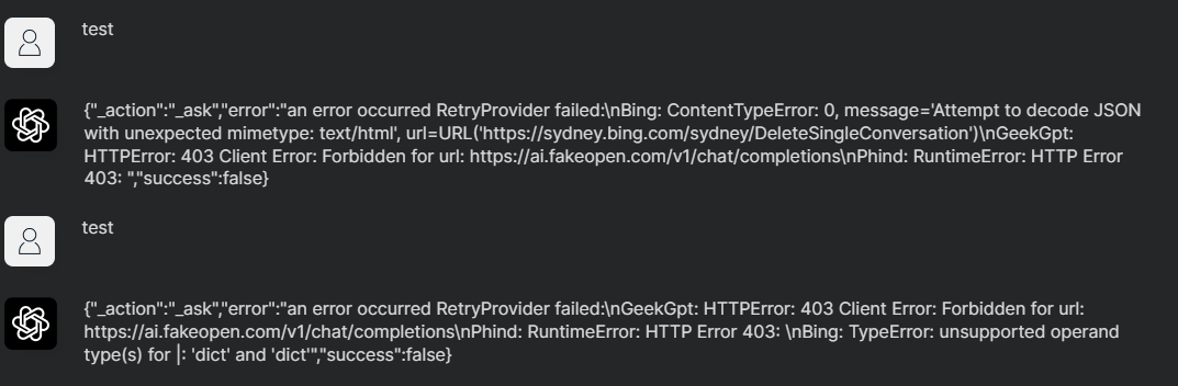 Getting Two Different Errors While Using With Gpt4 · Issue 12 9305
