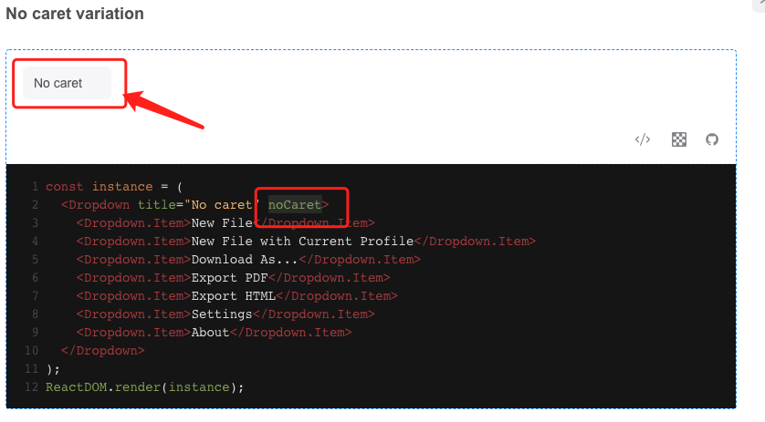 The `noCaret` prop causes abnormal display on Dropdown · Issue #2213 · rsuite/rsuite · GitHub