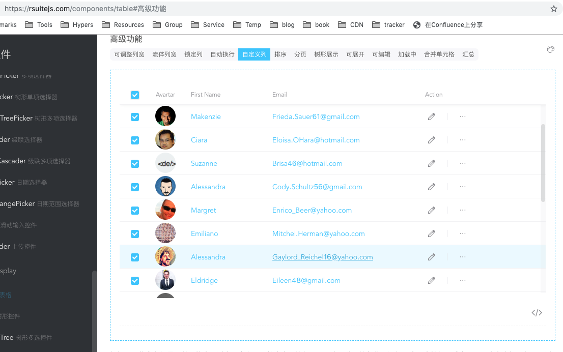 可以考虑增加选择框功能吗？ · Issue #80 · rsuite/rsuite-table · GitHub