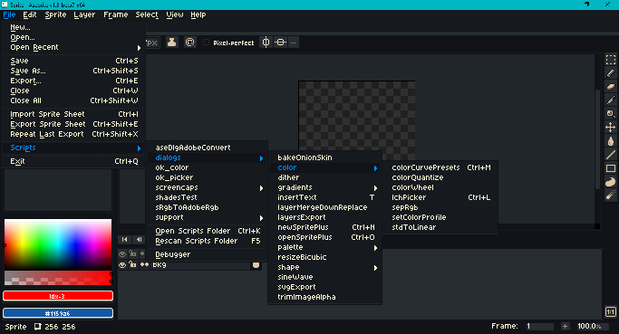 Nested Menus Displaced By Windows App Resize · Issue #3035 · aseprite/aseprite · GitHub
