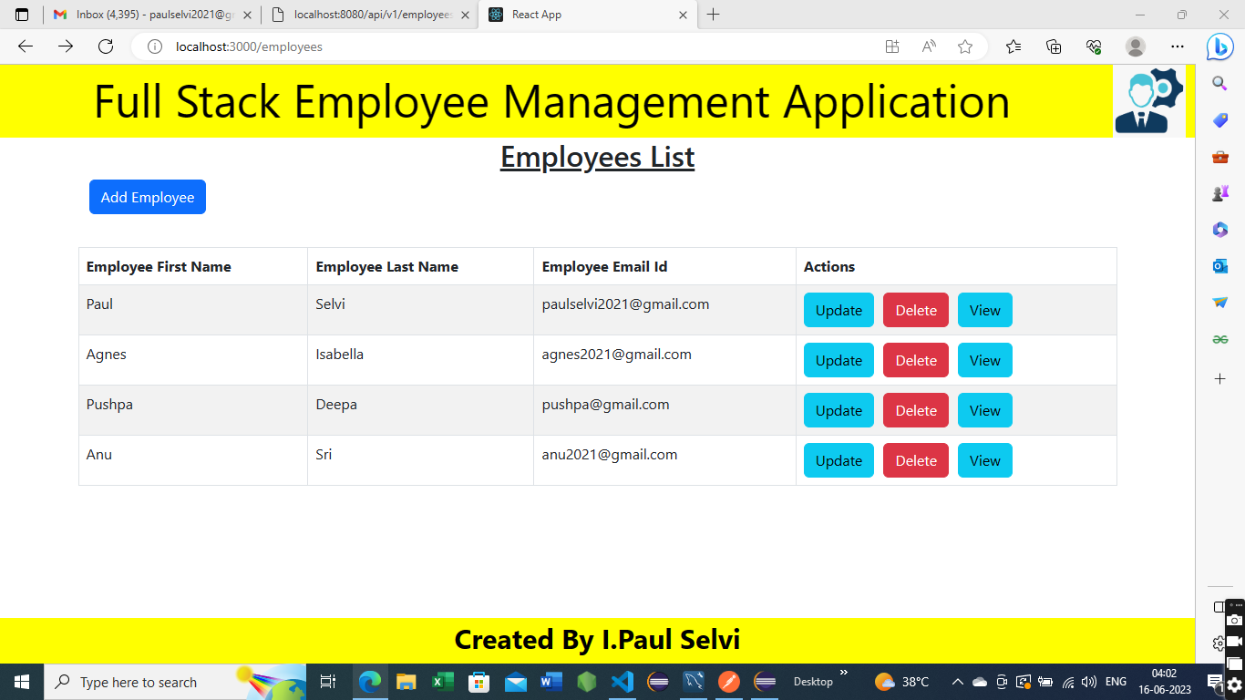 GitHub - paulselvi2022/Fullstack-Employee-Management-System