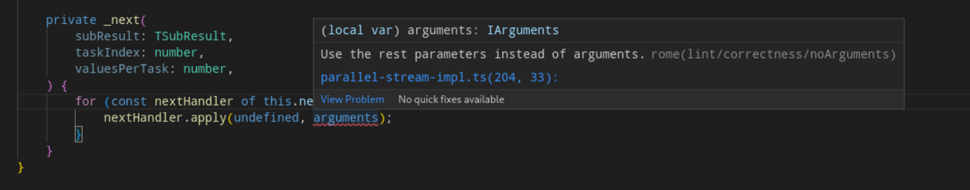 Rule name in ignore comment and diagnostic differ · Issue #3446 · rome ...