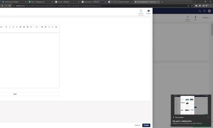 Modal When Adding Content Is Displaced · Issue 13742 · Umbracoumbraco Cms · Github