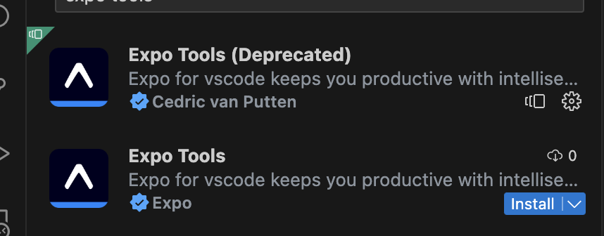 Extension is moving to publisher "Expo" and the "deprecated" warning · Issue #178 · expo/vscode ...
