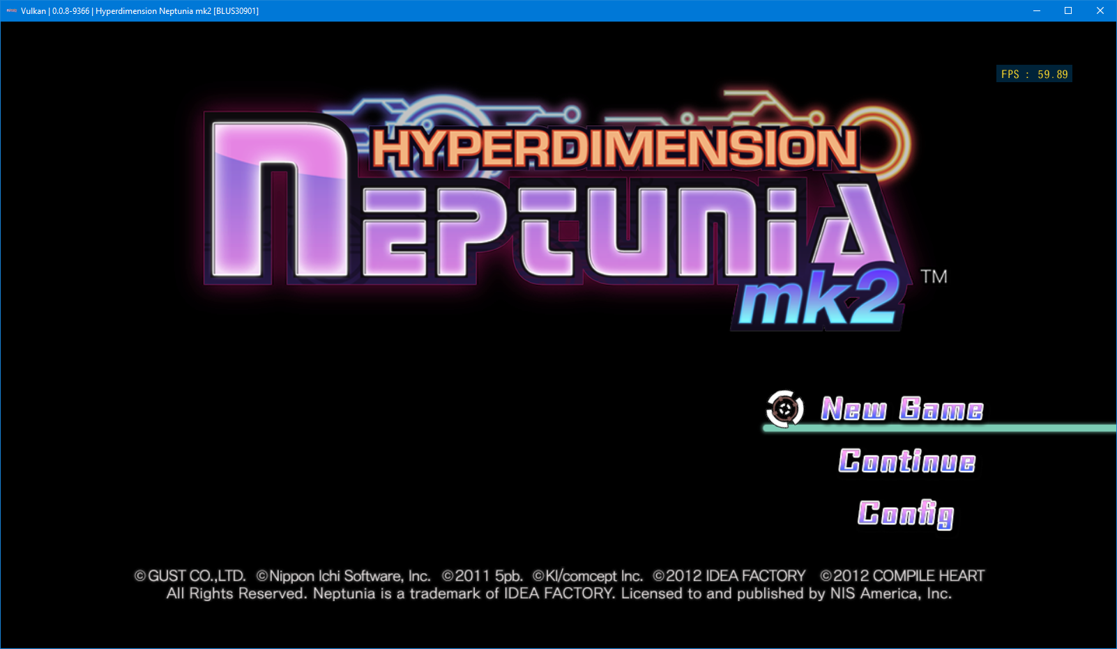 [BLUS30901] [Regression] Hyperdimension Neptunia mk2 · Issue #7240 · RPCS3/rpcs3 · GitHub