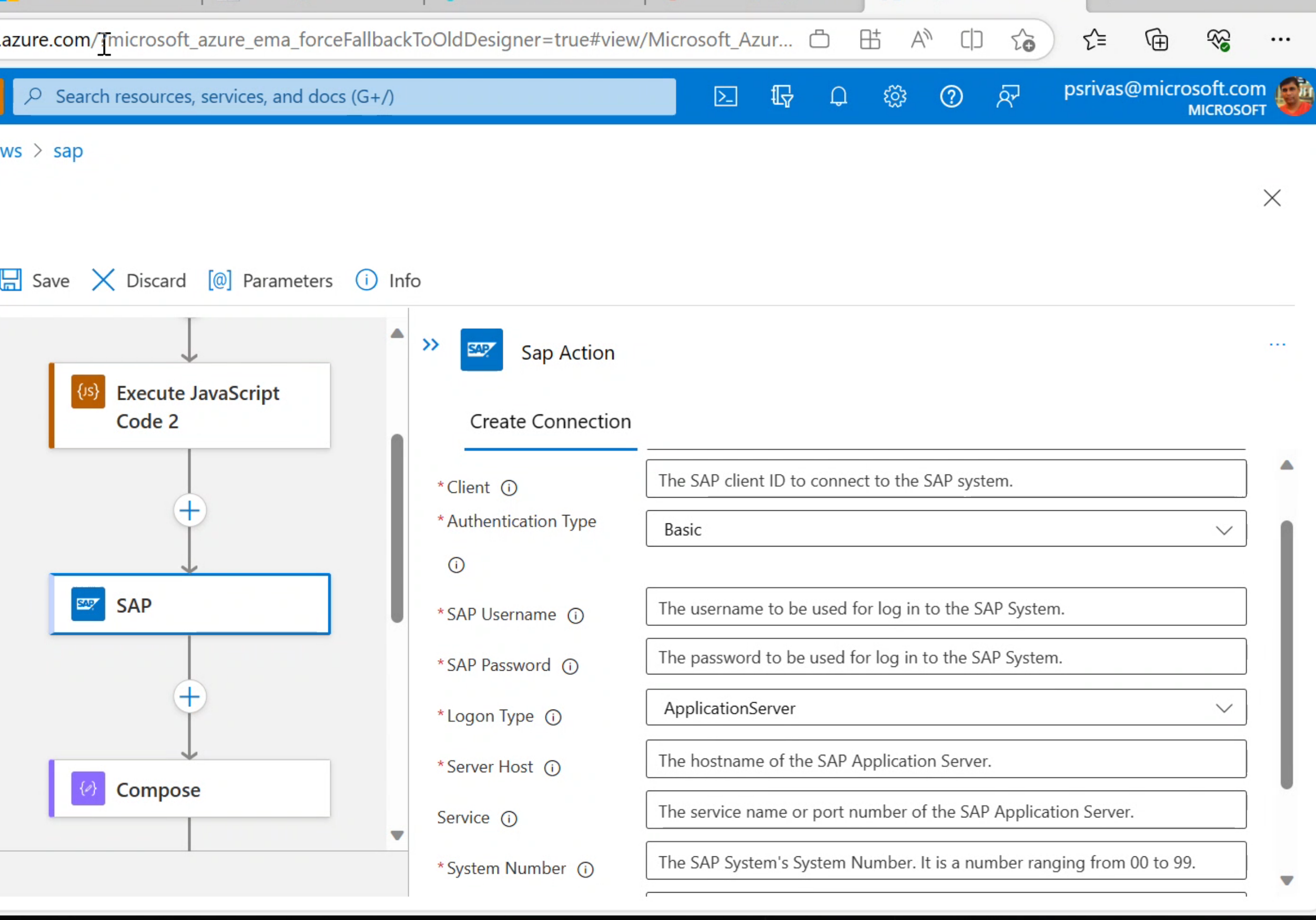 New Designer regression for creating built-in connection with parameters dependency · Issue ...