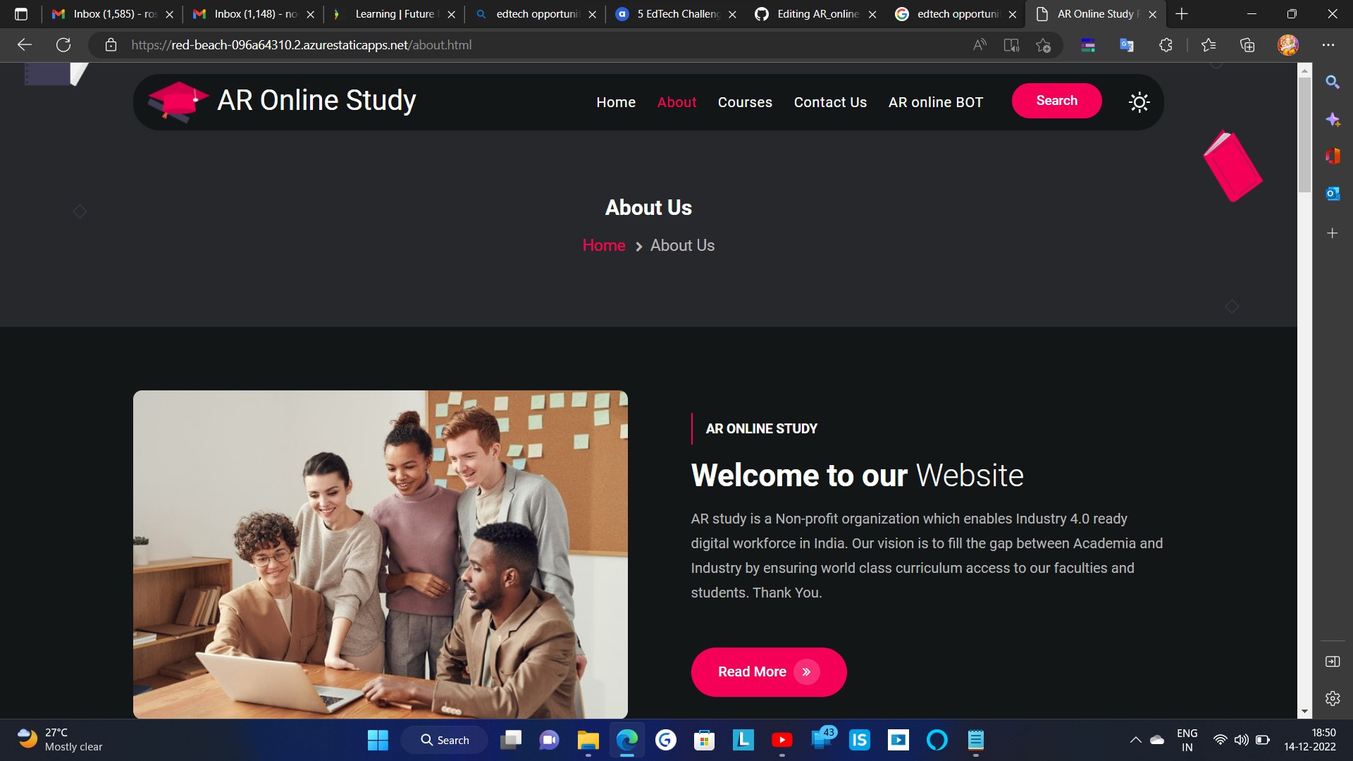 GitHub - NoorbashaRoshith/AR_online-Study