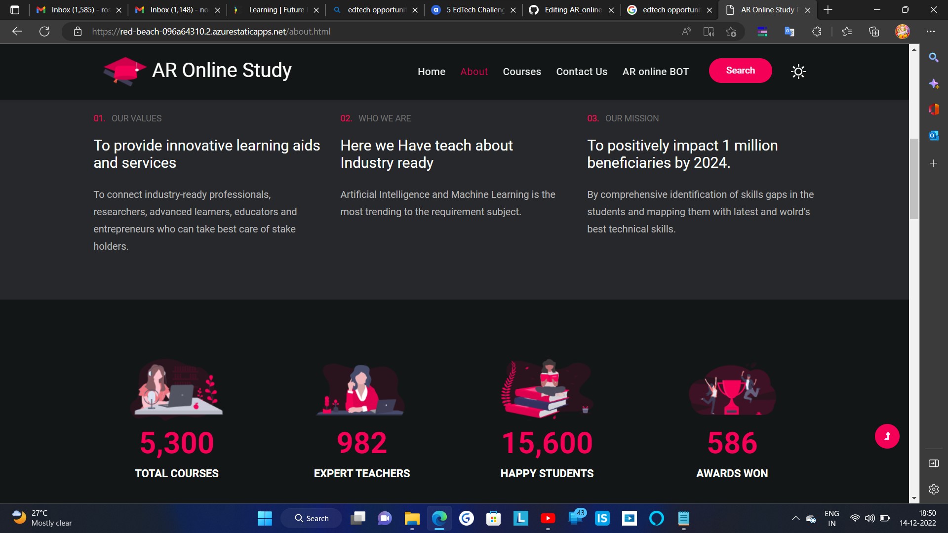 GitHub - NoorbashaRoshith/AR_online-Study