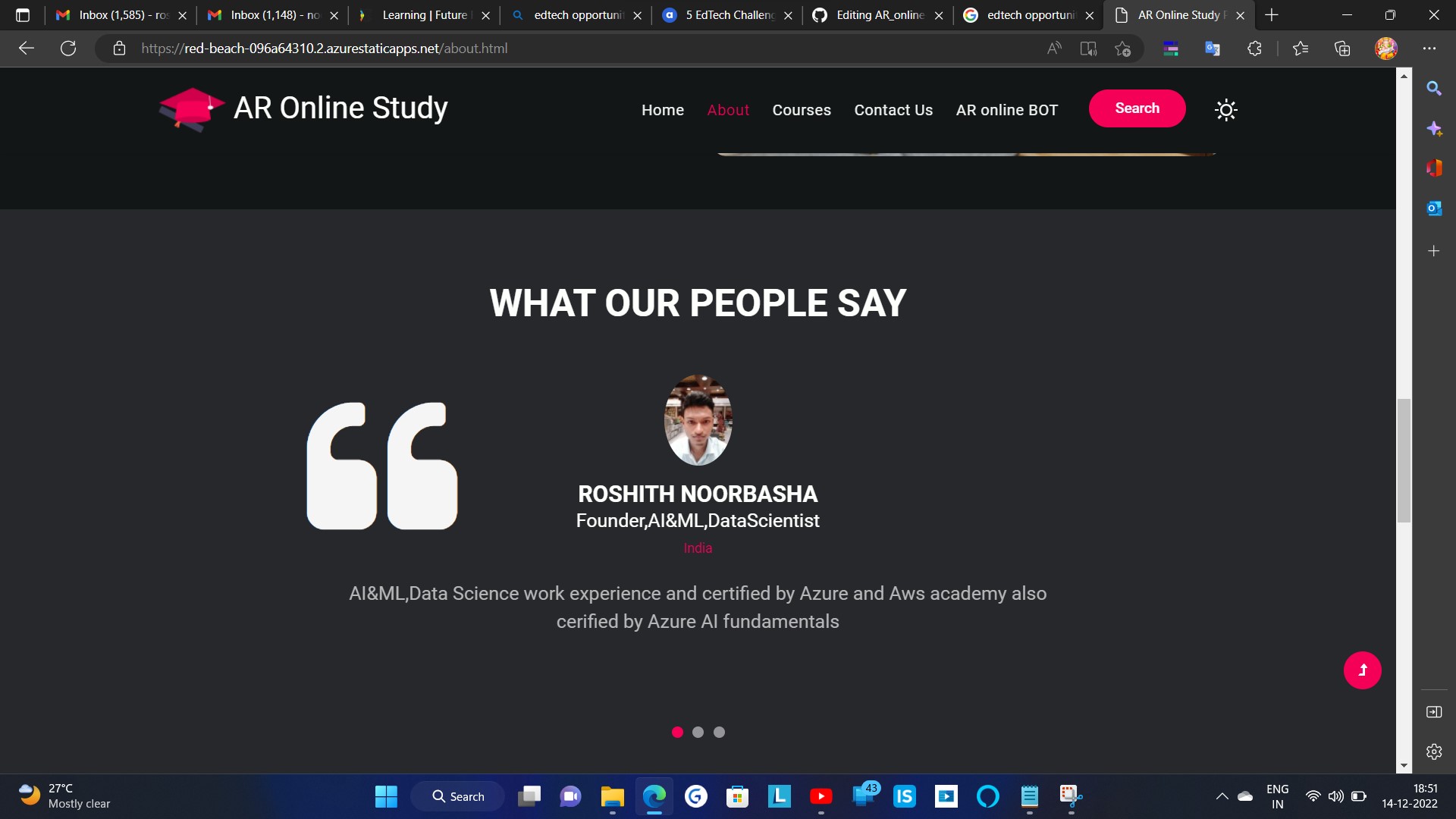 GitHub - NoorbashaRoshith/AR_online-Study