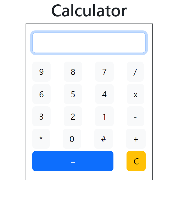 GitHub - Harshitshukla0208/Calculator-UI: Created a layout of a basic calculator using bootstrap.
