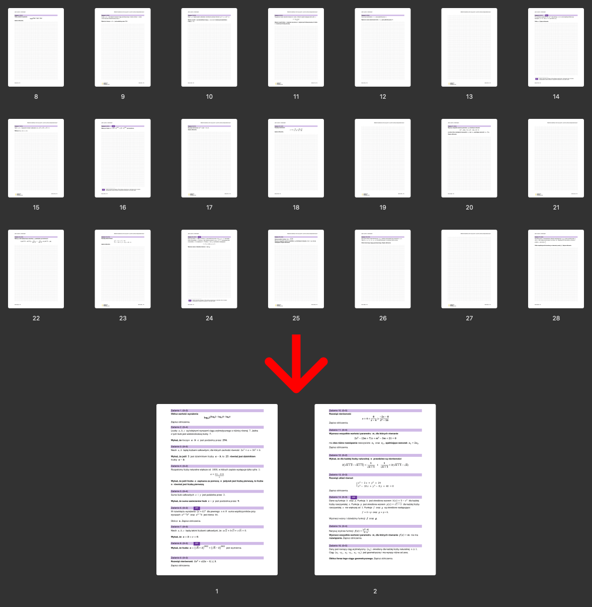 GitHub - PiotrBienkowski/Printable-mathematics-matura: It takes a list ...