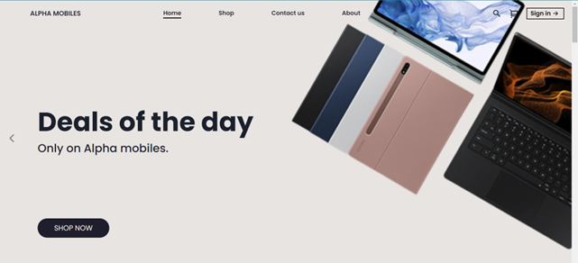 GitHub - Maddy0811/Alpha-Mobiles--Ecommerce-gadget-store: User can see various mobile phone ...