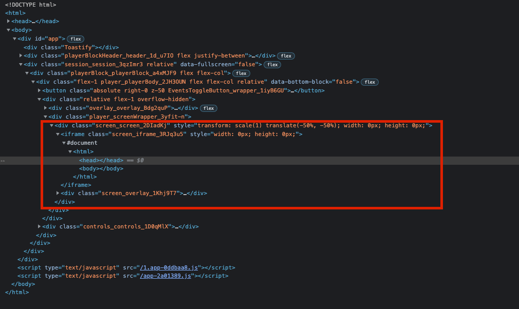 No content being rendered in session player's iFrame · Issue #432 · openreplay/openreplay · GitHub