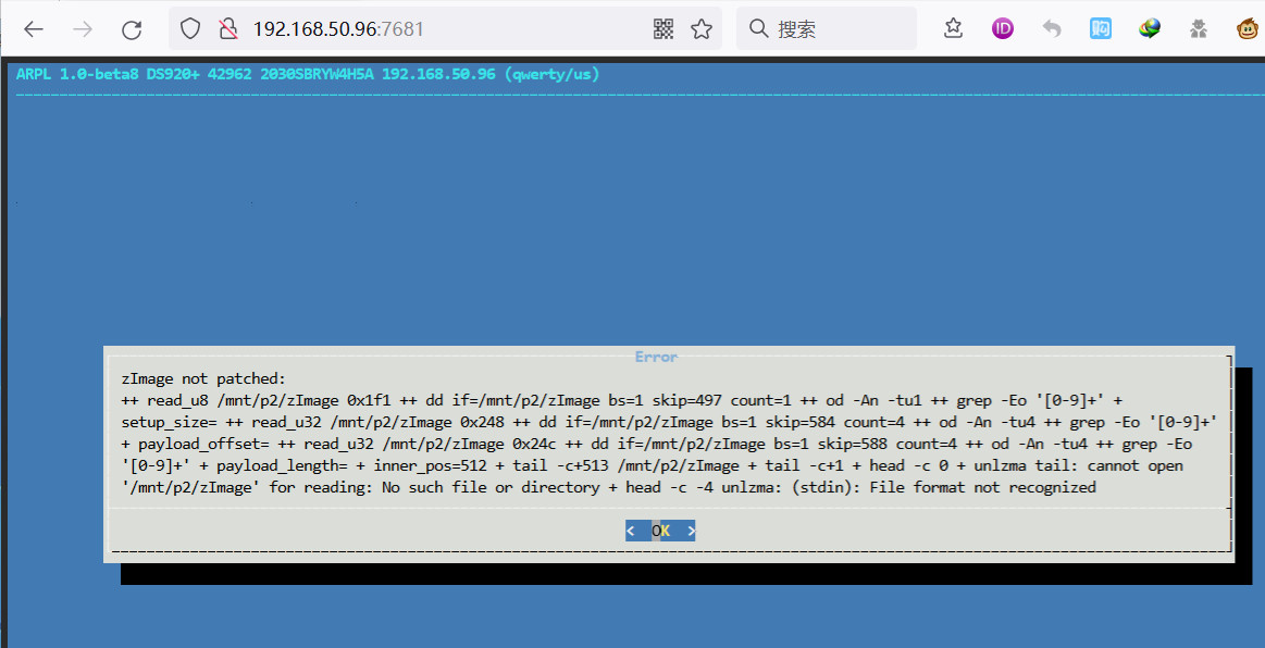 Hello, about the problem that "arpl 1.0 beta 8" cannot be compiled and started normally · Issue ...
