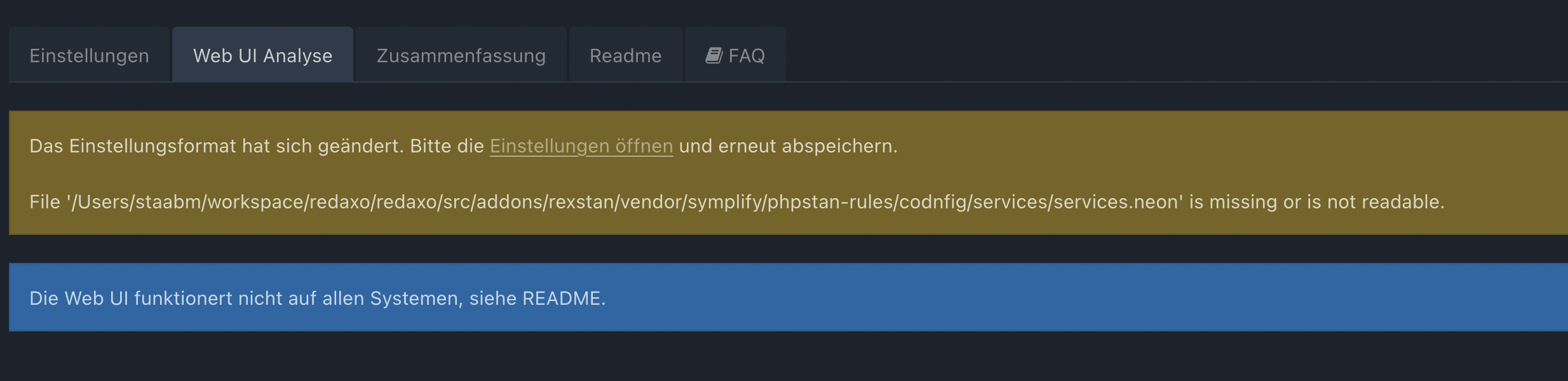 phpstan-dba.neon is missing · Issue #126 · FriendsOfREDAXO/rexstan · GitHub