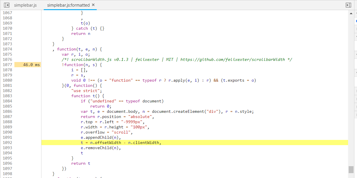 performance: forced-reflow in simplebar constructor · Issue #162 · Grsmto/simplebar · GitHub