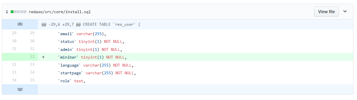 "minibar" einstellbar machen · Issue #2 · FriendsOfREDAXO/minibar · GitHub