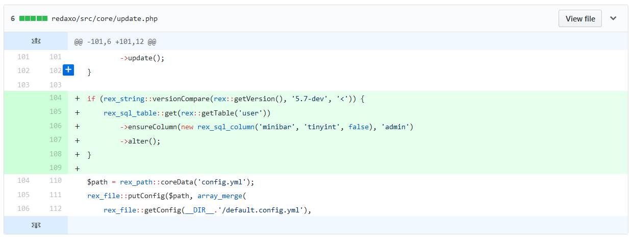 "minibar" einstellbar machen · Issue #2 · FriendsOfREDAXO/minibar · GitHub