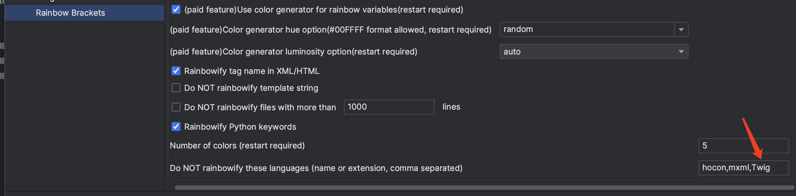 Support PHP Twig brackets · Issue #248 · izhangzhihao/intellij-rainbow ...