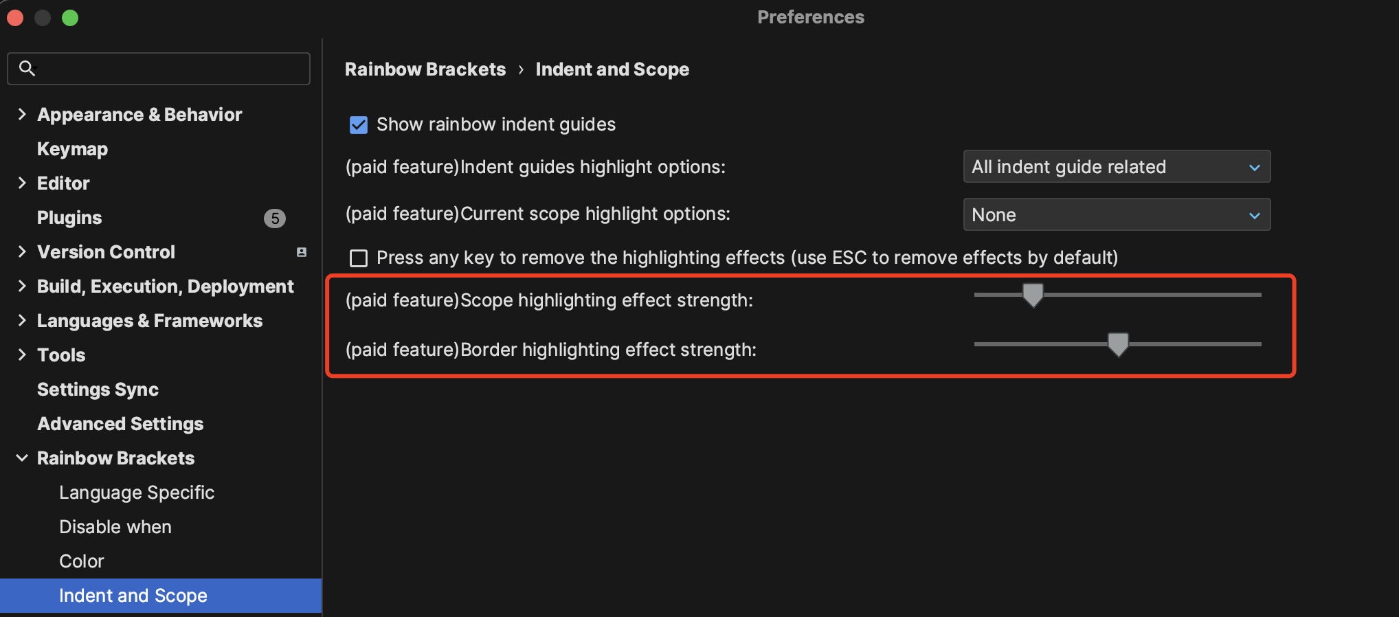 Add strength of effect slider for the "current scope highlight options". · Issue #2653 ...