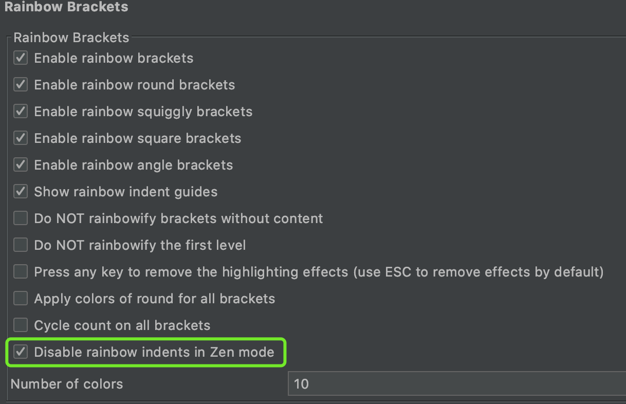 Rainbow indent guides does not respect IDE's own "Indent Guides" setting · Issue #417 ...
