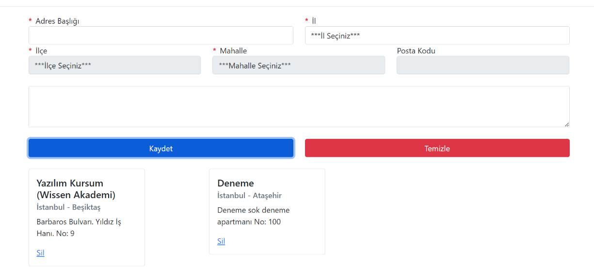 GitHub - ekremkilicer/AddressBook_SUNUM