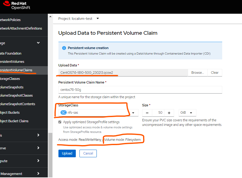Alletra 9000 Csi Upload Data To Persistent Volume Claim Failed On Openshift · Issue 346 · Hpe