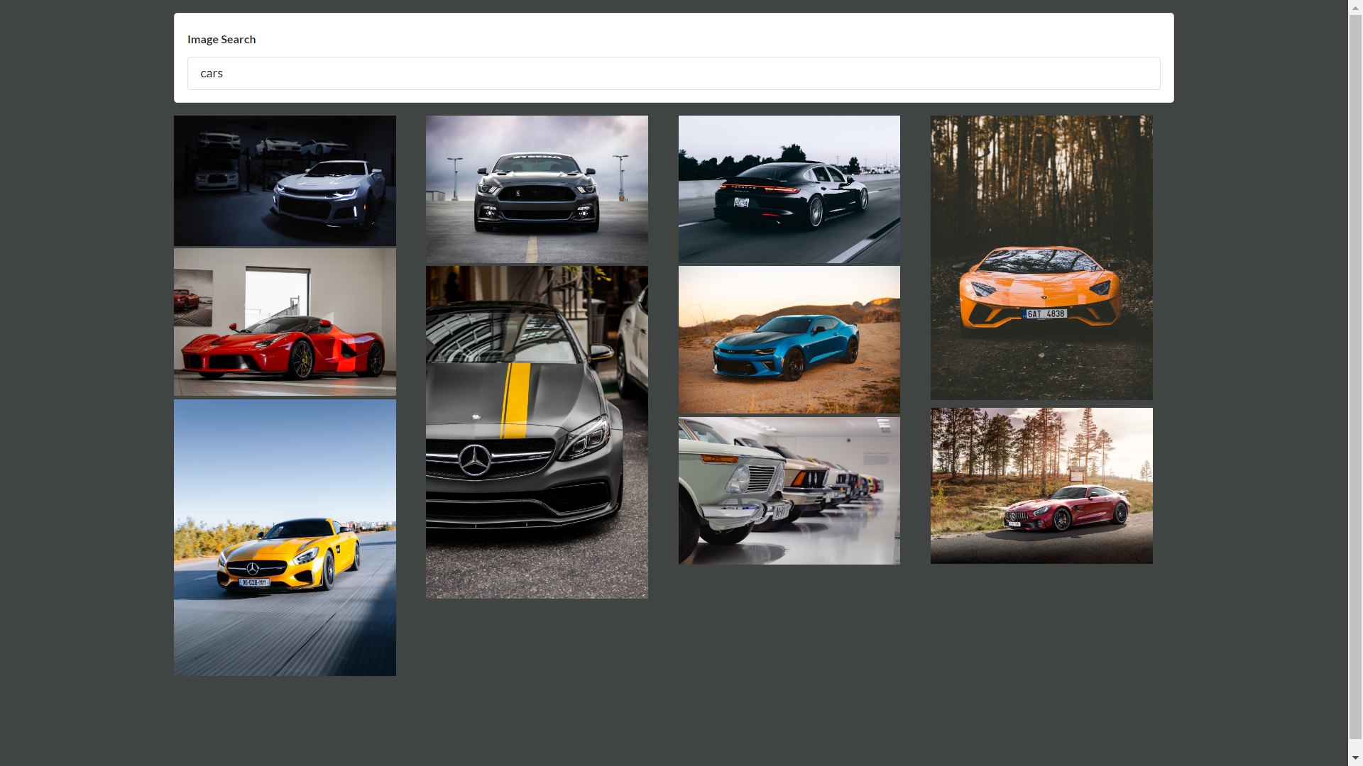 GitHub - RISHABH-SWAMI/Pics: Displays list of pictures after placing ...