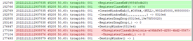 Closing window does not unregister window class and can lead to RWM atom table exhaustion ...