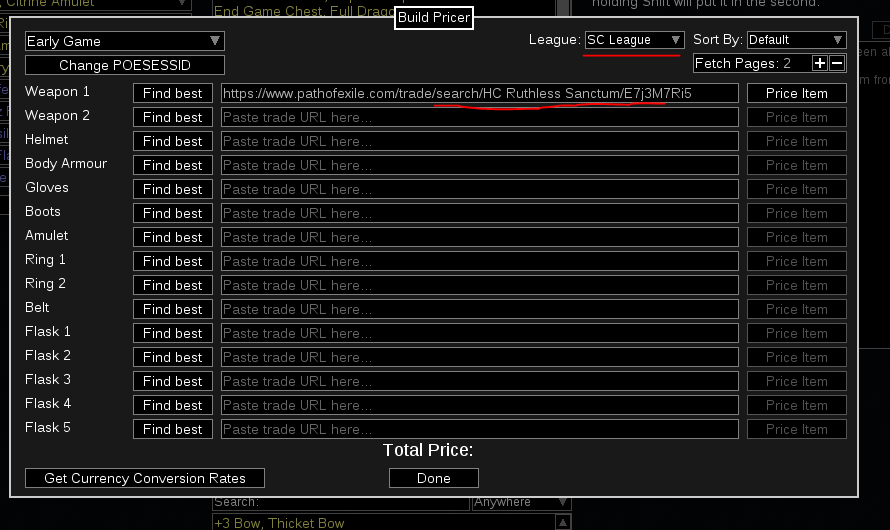 Trade Function Is Searching the Wrong League · Issue #5320 · PathOfBuildingCommunity ...