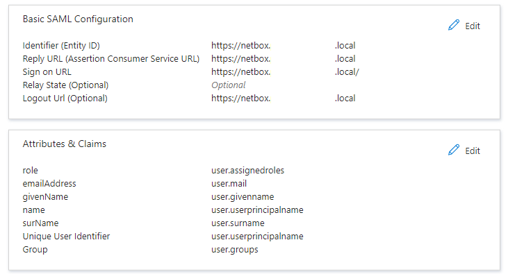 Groups from Azure AD · Issue #71 · jeremyschulman/netbox-plugin-auth-saml2 · GitHub