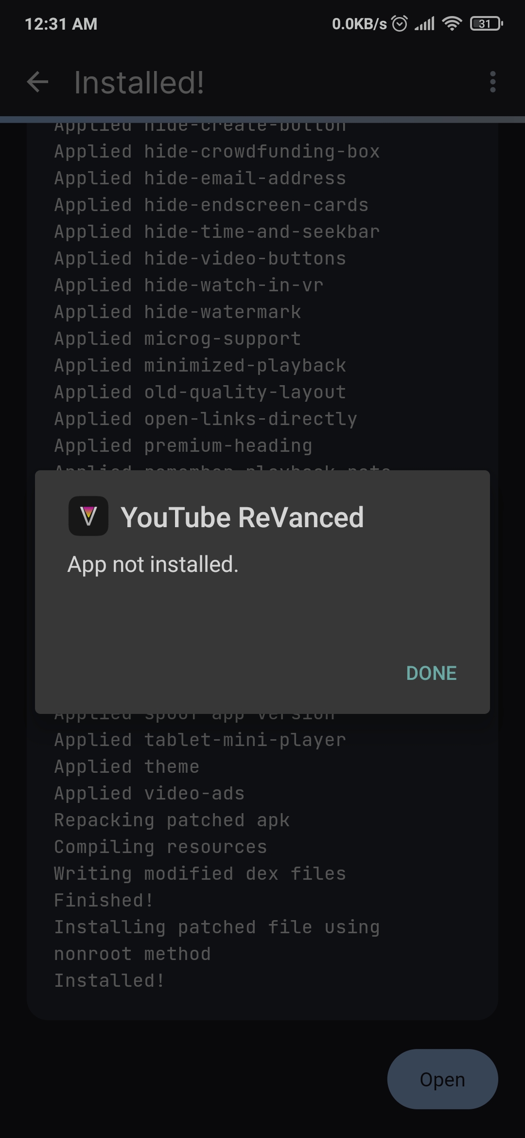 Can't install the recommended version of Revanced · Issue #667 · ReVanced/revanced-manager · GitHub