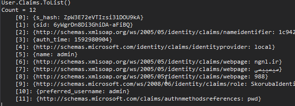 how to send new created cliam to project use skoruba / IdentityServer4.Admin? · Issue #641 ...